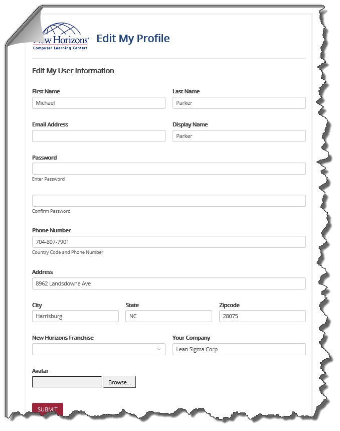 Edit_Profile_Page | GVSU